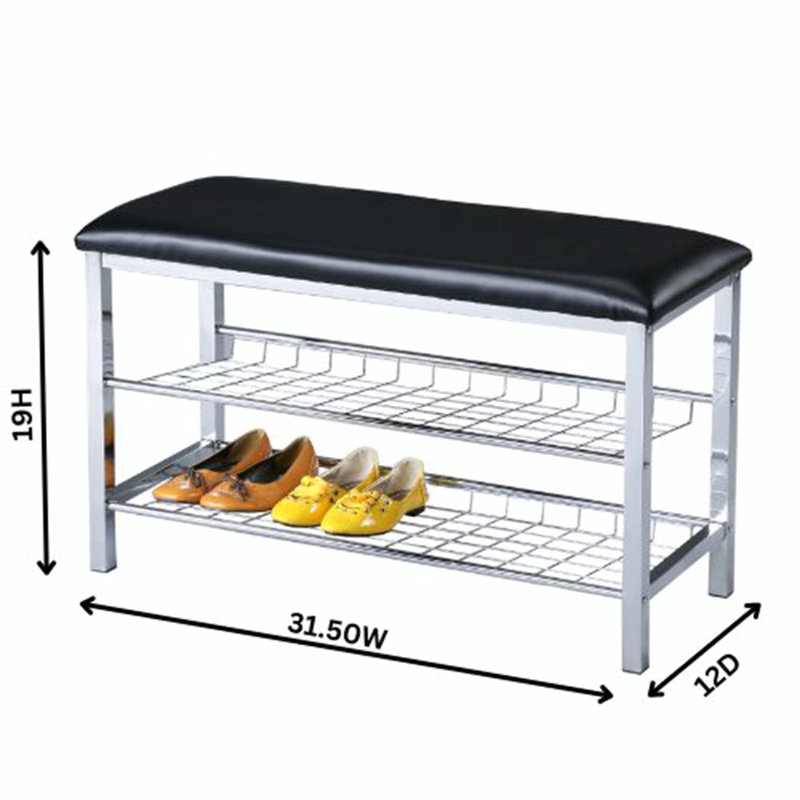 Ebern Designs 6 Pair Shoe Storage Bench | Wayfair